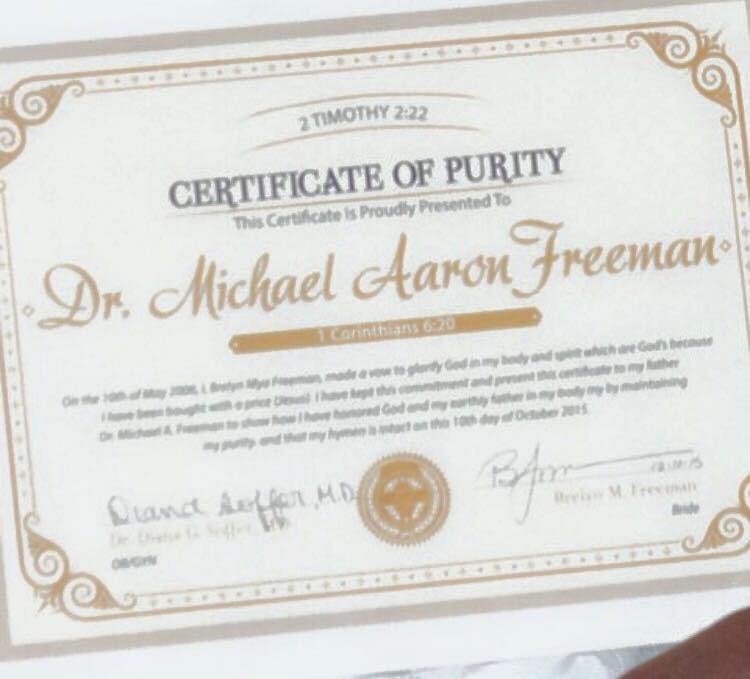 Purity Balls and Virgin Bride Certificates – Making Sociology Matter